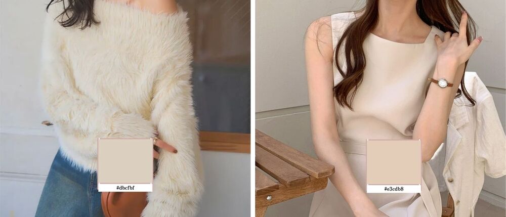 【25年10月28日最新】イエベ春・秋が老け見えする「3大NG色」と垢抜け配色術｜アイボリー・グレージュ・ネイビー編 - イエベファッション専門通販 IEBEL