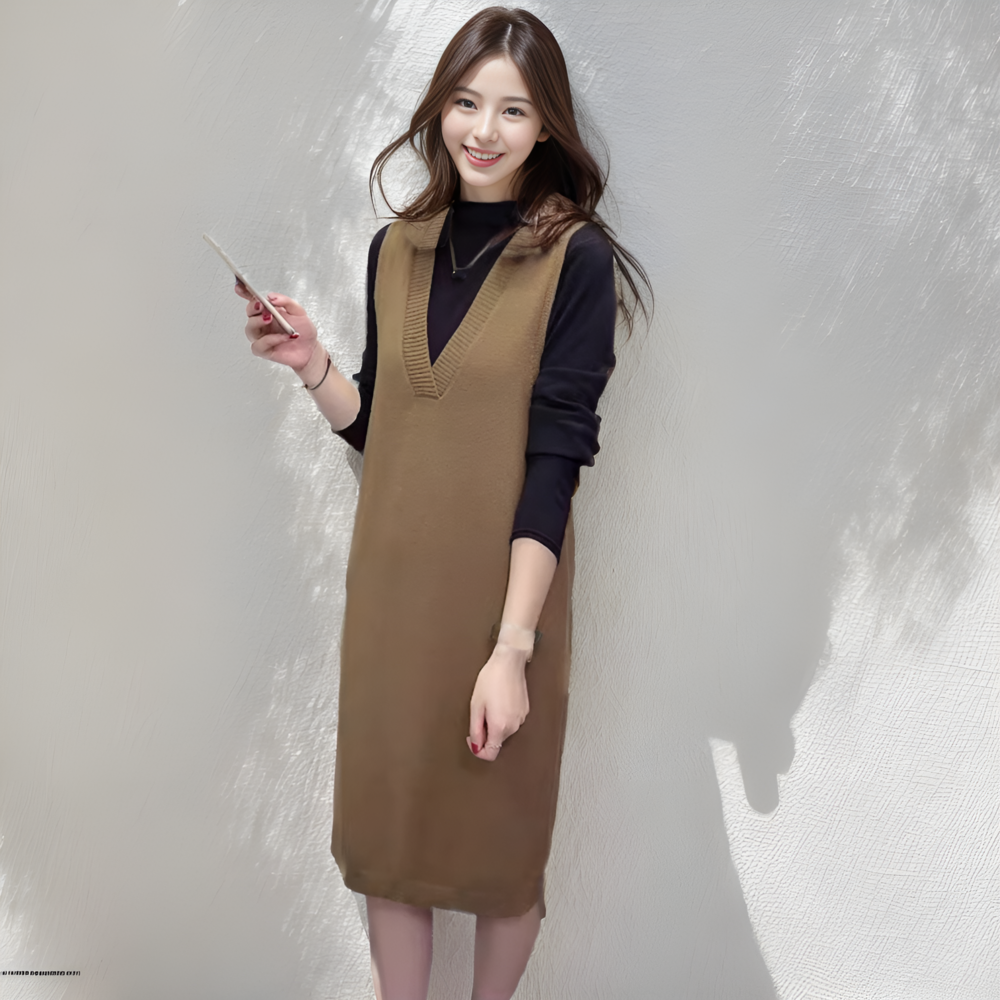 Vネック ニットスカート（イエベ春・イエベ秋）（スカート）｜イエベ服専門通販IEBEL（IEBEL（イエベル））