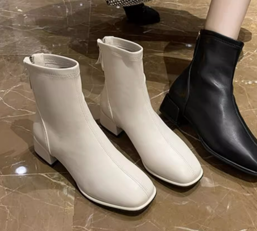 ローヒール ストレッチショートブーツ(イエベ春・イエベ秋）（シューズ）｜イエベ服専門通販IEBEL（IEBEL（イエベル））