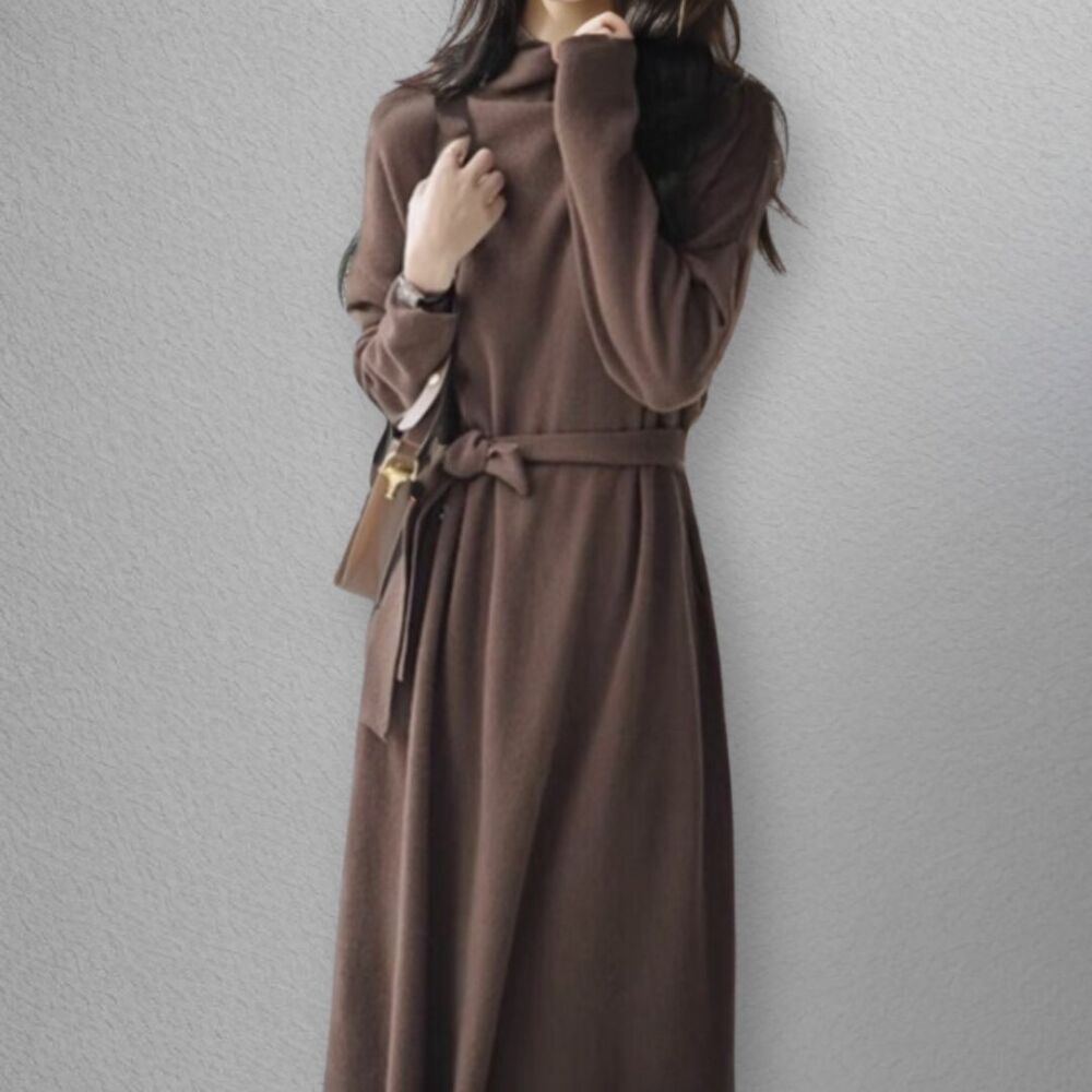 ハイネック ロングセータワンピース（イエベ秋）（ワンピース）｜イエベ服専門通販IEBEL（IEBEL（イエベル））