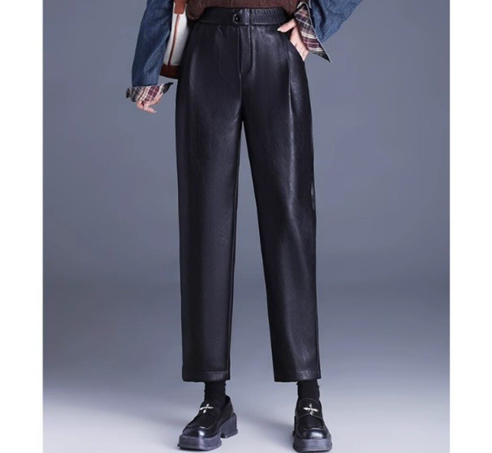 イエベ服 レザーストレートパンツ(イエベ秋向け) ストレートパンツイエベファッション専門通販 Iebel