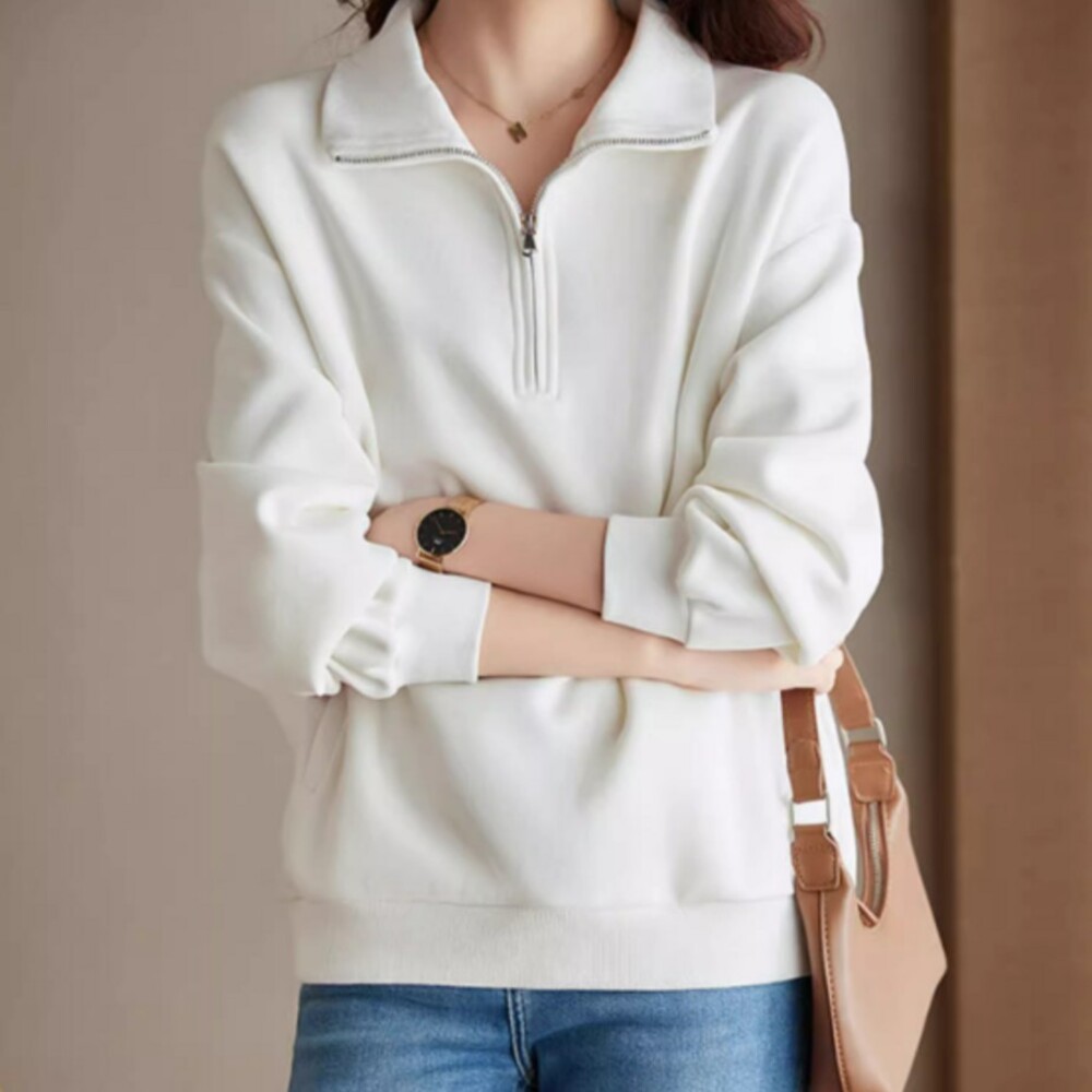 イエベ服 ハーフジップニット（イエベ春向け） ニットタートルネックイエベファッション専門通販 Iebel