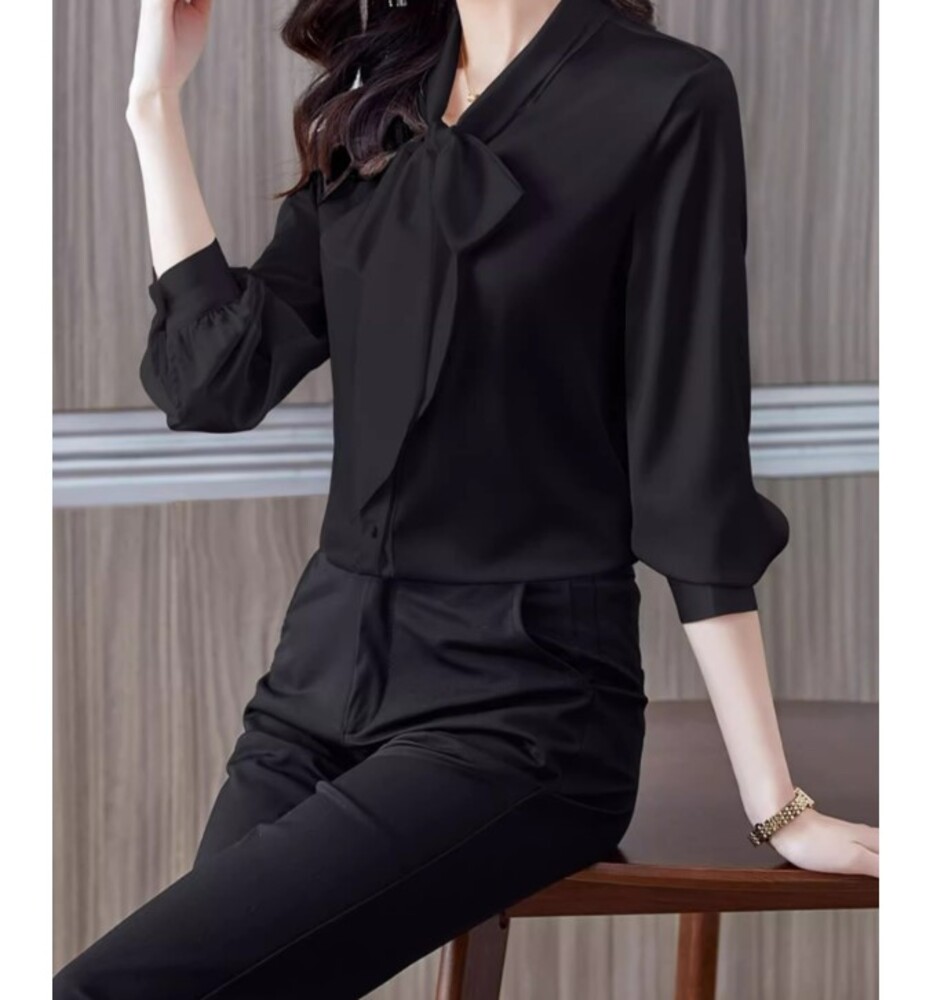 イエベ服 Vネックブラウス（イエベ春向け・イエベ秋向け） ボウダイブラウス|イエベファッション専門通販 IEBEL