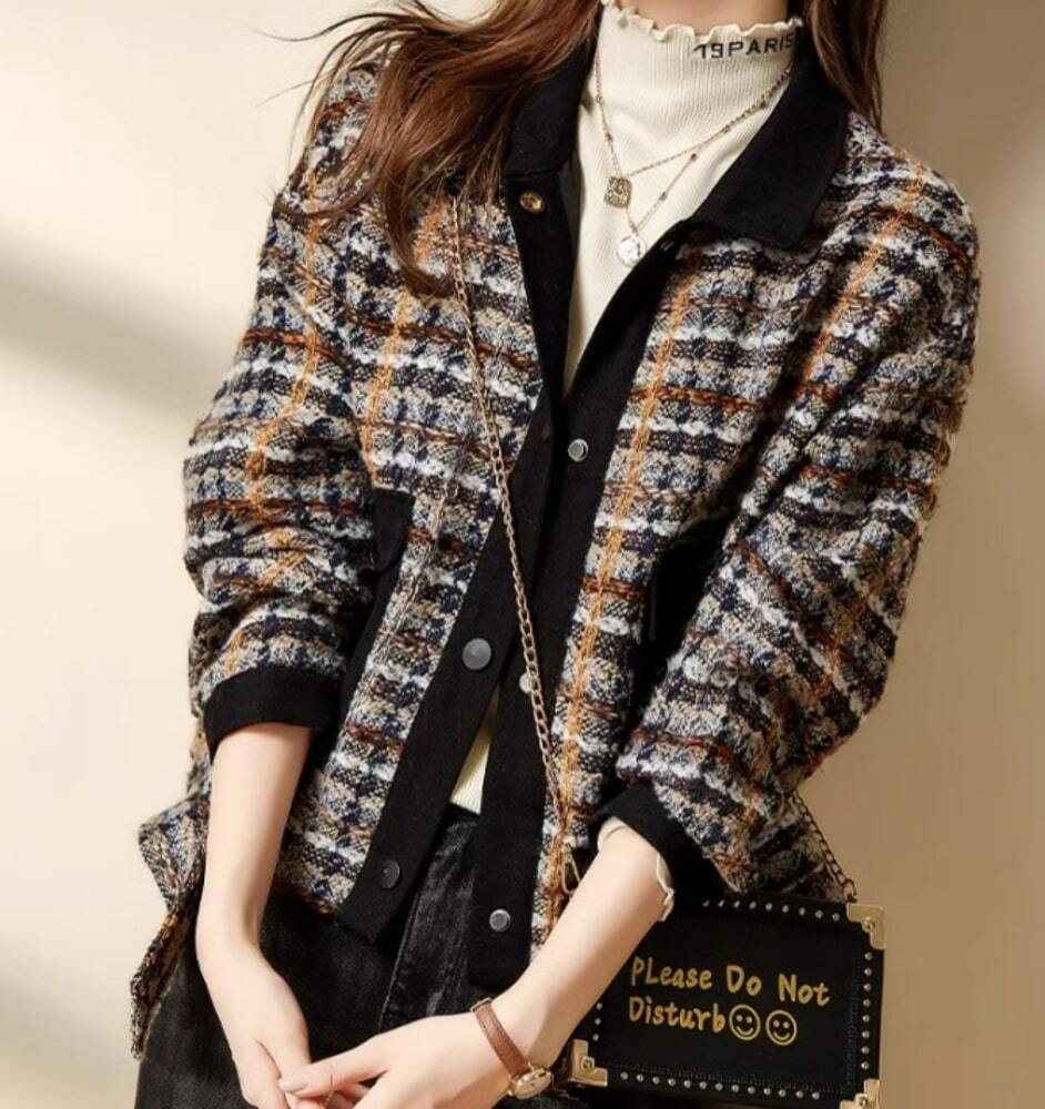 イエベ服 ツイード風 ジャケット(イエベ春向け・イエベ秋向け) カジュアルジャケット イエベファッション専門通販 Iebel