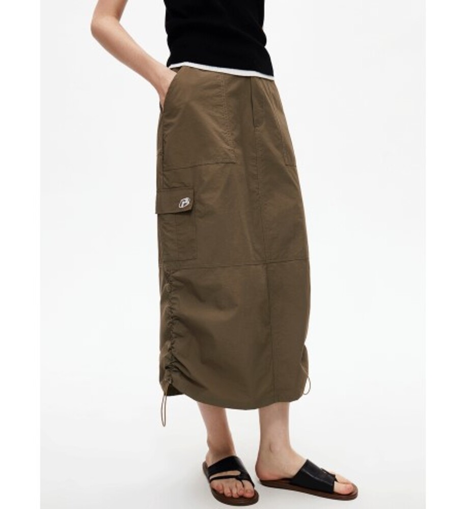 イエベ服 カーゴロングスカート(イエベ秋向け) ロング丈スカート イエベファッション専門通販 Iebel